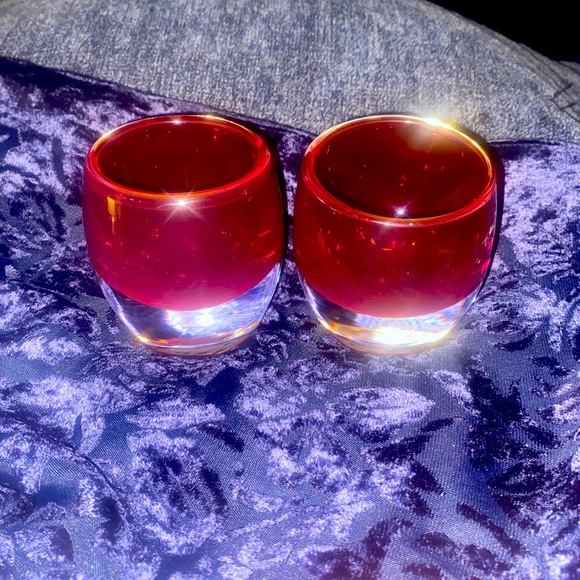 Crate&Barrel | Accents | Crate Barrel Diva Ruby Red Crystal Candle ...